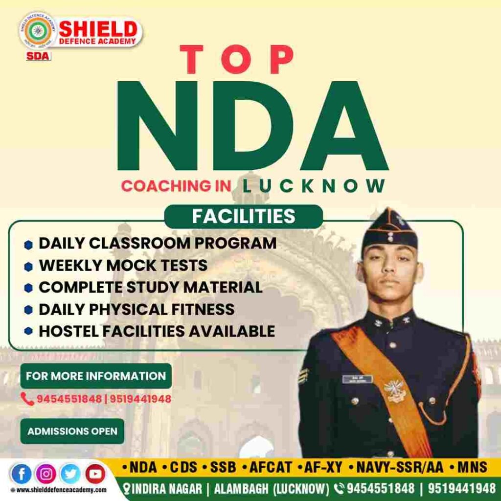 Top NDA coaching in Lucknow is Shield defence academy